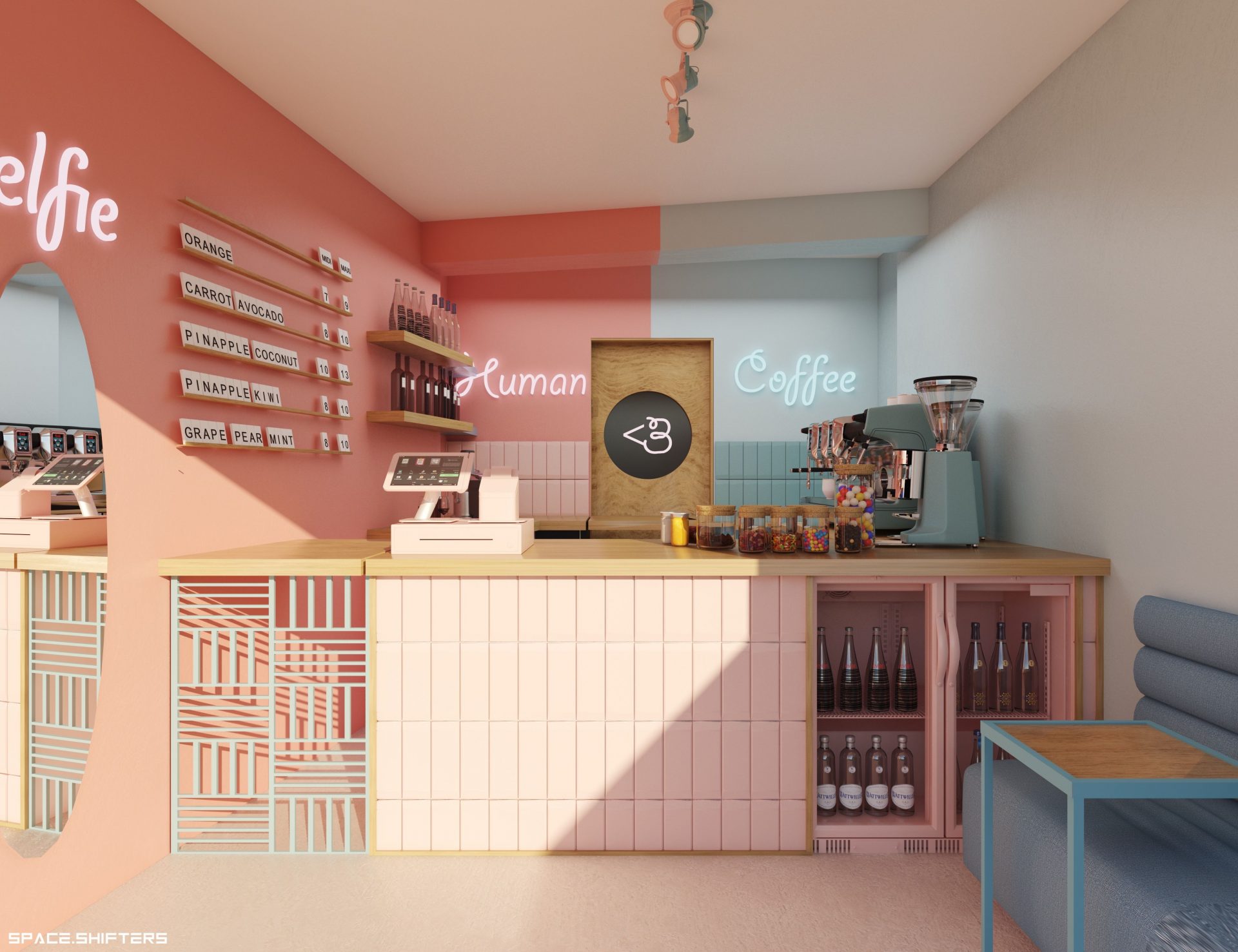 Proiect amenajare cafenea - Human | RIDA