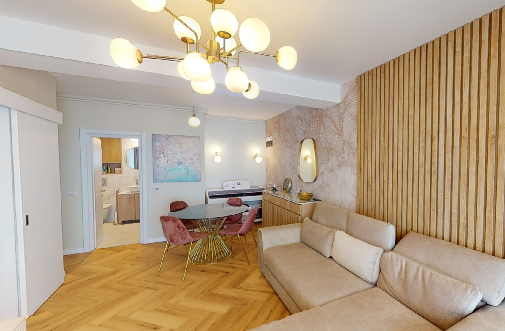 Neutral with a touch of glam - RIDA – Design Interior | Romanian ...