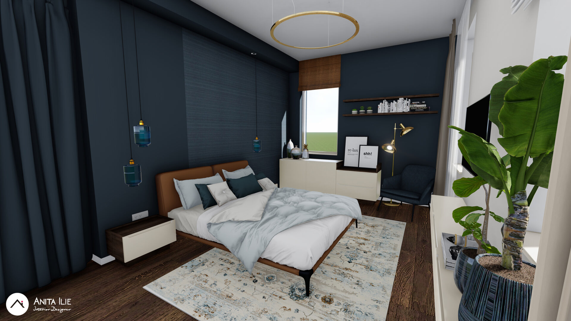 Bedroom M - RIDA – Design Interior | Romanian Interior Design Association
